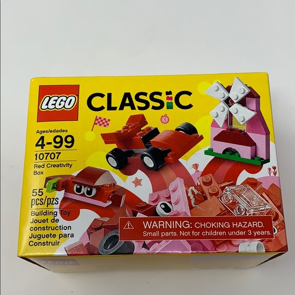 Lego | Accents | Lego Classic Red Blue Boxes Building Blocks | Poshmark